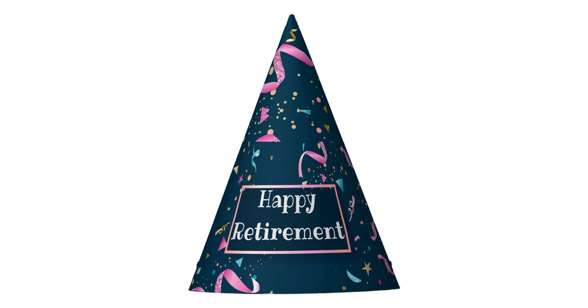 Happy Retirement Party Hat | Zazzle