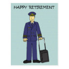 Happy Retirement Stamps of the World Postcard | Zazzle.com