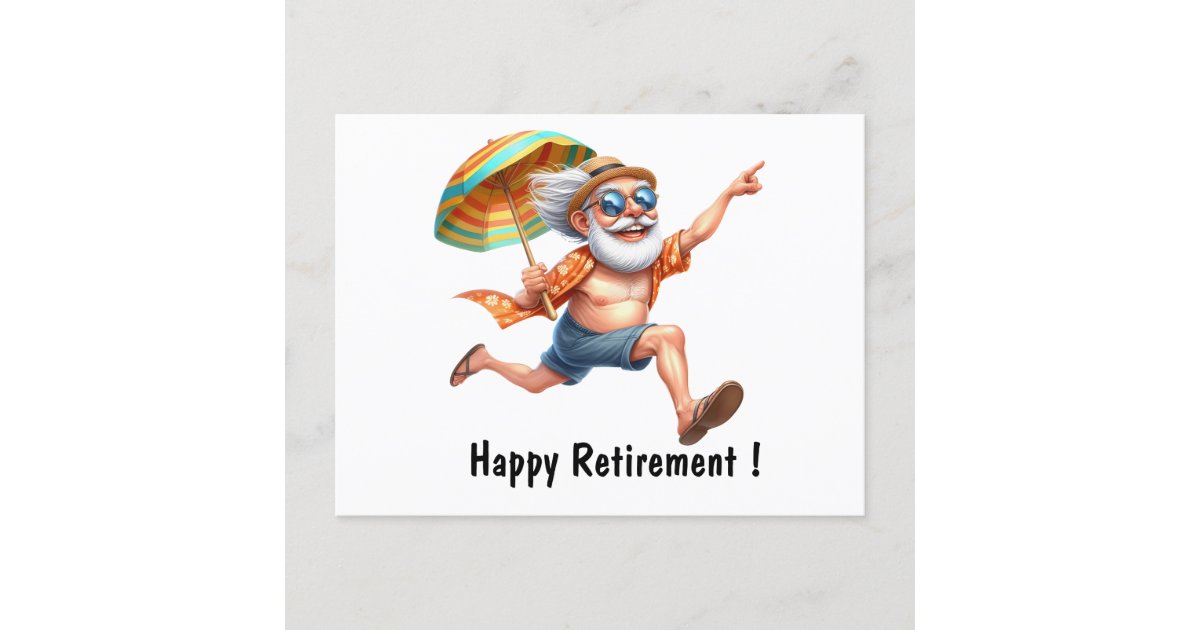 Happy Retirement Postcard | Zazzle