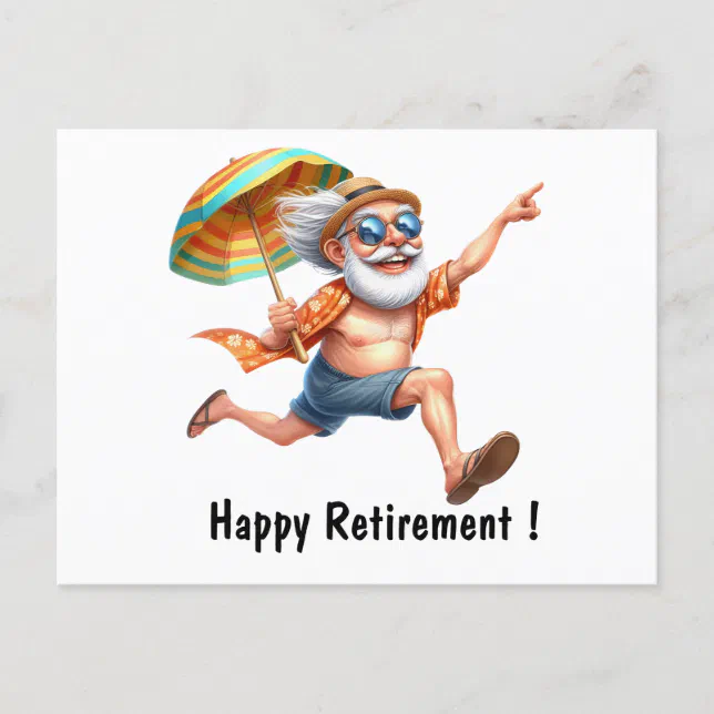 Happy Retirement Postcard | Zazzle