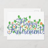 Happy Retirement Postcard | Zazzle