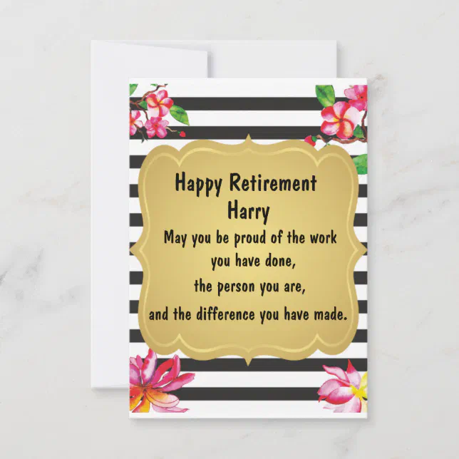 Happy Retirement Quote Never forget | Zazzle
