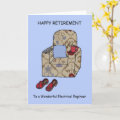 Happy Retirement to Electrical Engineer. Card | Zazzle