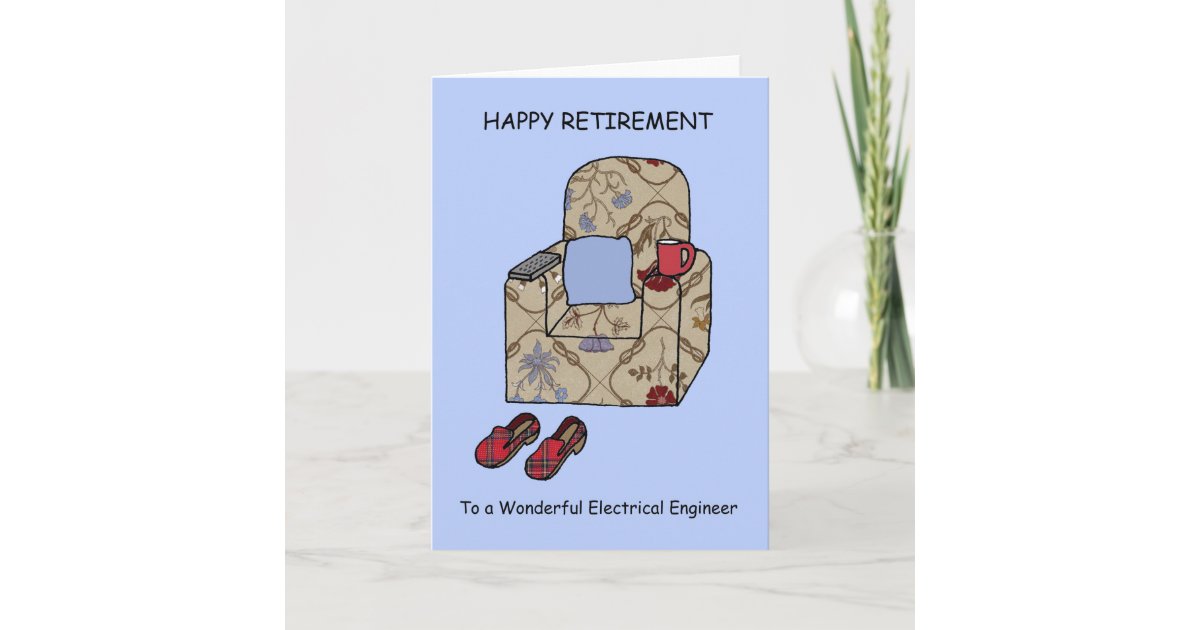 Happy Retirement to Electrical Engineer. Card | Zazzle