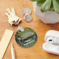 Happy Retirement Turtle Water Reflection Wildlife Keychain | Zazzle
