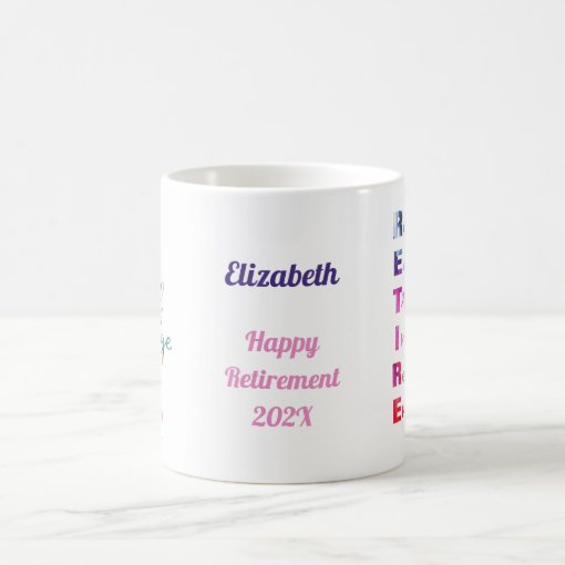 Happy Retirement Watercolor Retire Coffee Mug | Zazzle