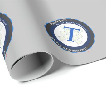 Happy Retirement Wrapping Paper | Zazzle