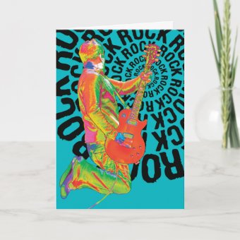Happy Rockin Birthday! card | Zazzle