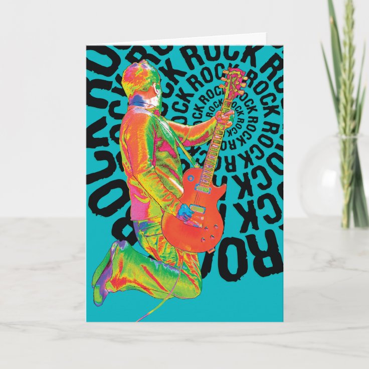 Happy Rockin Birthday! card | Zazzle