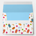Happy Rosh Hashanah Jewish New Year Pattern Envelope | Zazzle