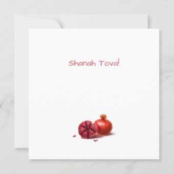 Happy Rosh Hashanah Jewish New Year Pomegranates Card | Zazzle