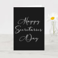 Happy Secretaries day. Administrative professional Card | Zazzle