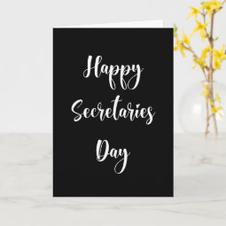 Happy Secretaries day. Administrative Professional Card | Zazzle