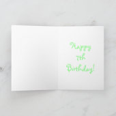 Happy seventh birthday 7th birthday turning seven card | Zazzle