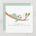 Happy Sloth Thank You Card | Zazzle