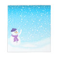 Happy Snowman Winter Notepad | Zazzle