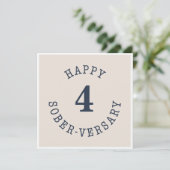 Happy Sober-versary Card | Zazzle
