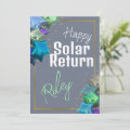 Happy Solar Return Astrology Custom Birthday Card | Zazzle