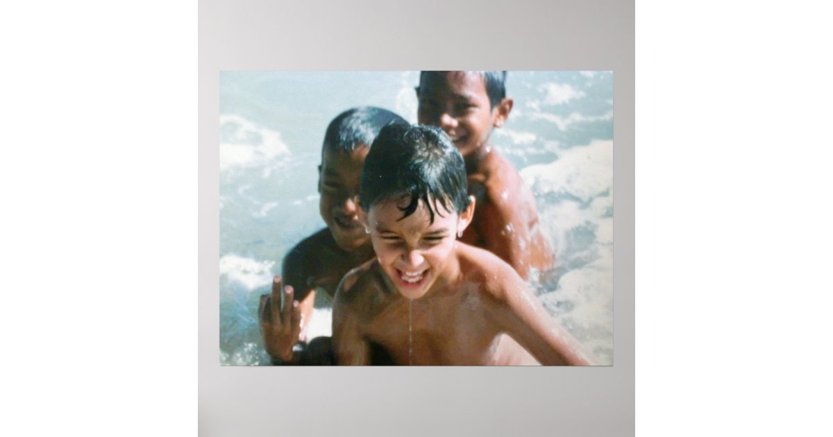 Happy Splash of Kids Poster. Terengganu Special Poster | Zazzle