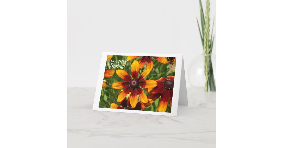 Happy Spring Card,white envelopes included Card | Zazzle