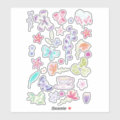 Happy Spring Painted Sticker | Zazzle