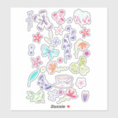 Happy Spring Painted Sticker | Zazzle
