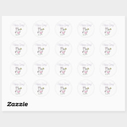 Happy Spring Stickers | Zazzle
