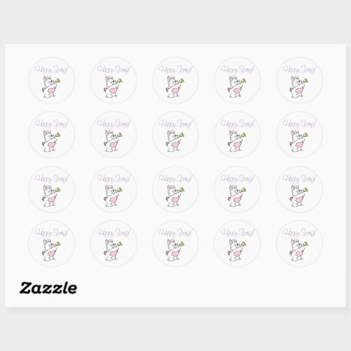Happy Spring Stickers | Zazzle