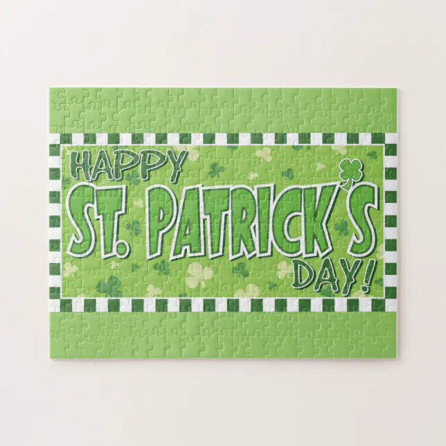 Happy St. Patrick's Day Jigsaw Puzzle | Zazzle
