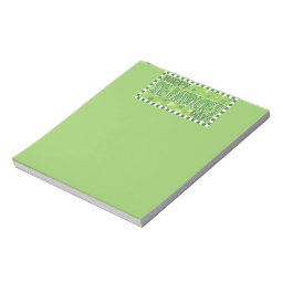 Happy St. Patrick's Day Notepad | Zazzle