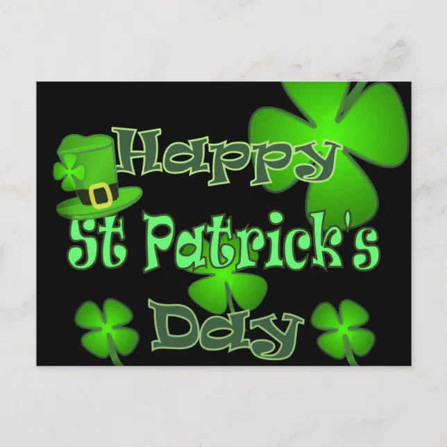 Happy St Patricks Day Postcard | Zazzle