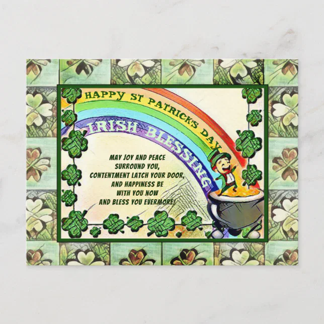 Happy St. Patricks Day Postcard | Zazzle