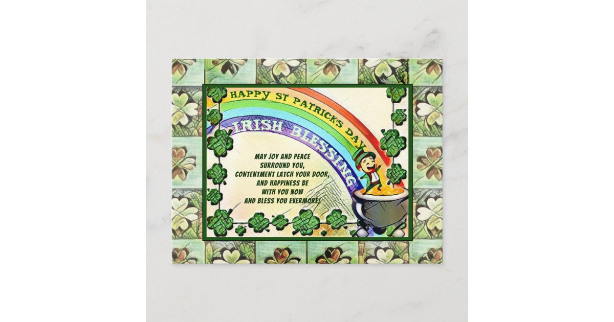 Happy St. Patricks Day Postcard | Zazzle