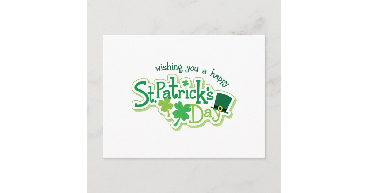 Happy St Patricks Day Postcard | Zazzle