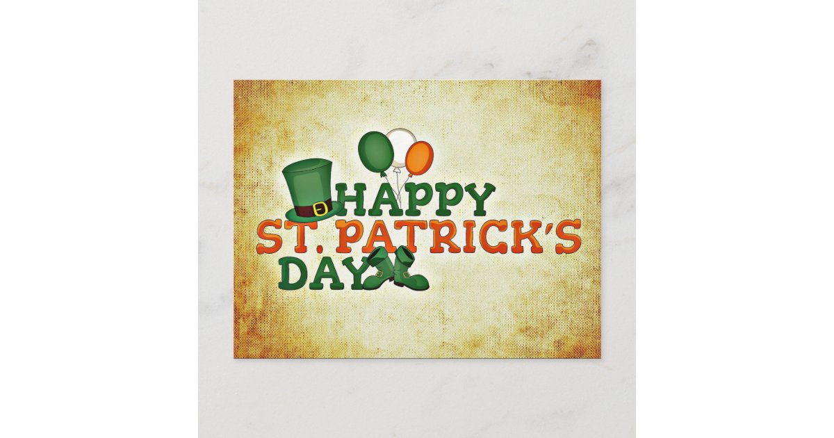 Happy St. Patrick's Day Postcard | Zazzle