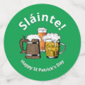 HAPPY ST PATRICK'S DAY Sláinte! Cartoon Beers Confetti | Zazzle