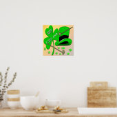 Happy St Patrick's Shamrock Day Poster | Zazzle
