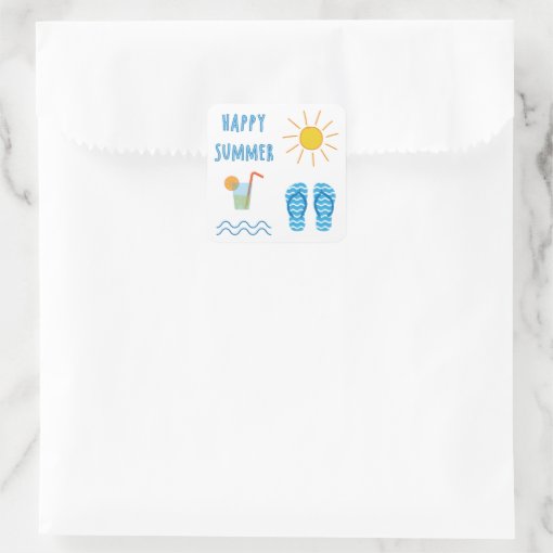 Happy Summer Sticker | Zazzle