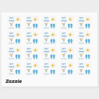 Happy Summer Sticker | Zazzle