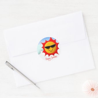 Happy Summer Sticker | Zazzle