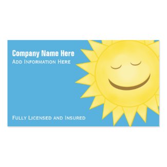 Happy Sun: Business Cards | Kcavender Designs And Finds