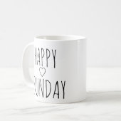 HAPPY SUNDAY COFFEE MUG | Zazzle