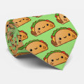 Happy Tacos Fun Taco Lover Neck Tie | Zazzle