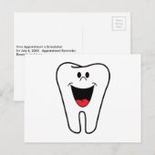Happy teeth customizable for your Dental practice Postcard | Zazzle