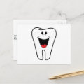 Happy teeth customizable for your Dental practice Postcard | Zazzle