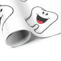 Happy teeth customizable for your Dental practice Wrapping Paper | Zazzle