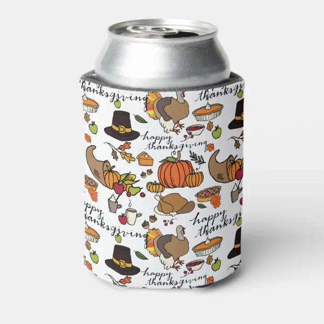 Happy Thanksgiving Beer/Soda Cooler | Zazzle