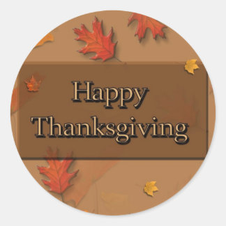 Happy Thanksgiving Stickers | Zazzle