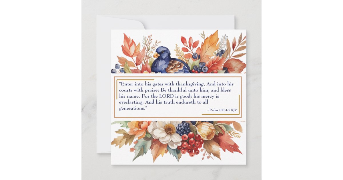 Happy Thanksgiving Custom Greeting Card Verses | Zazzle