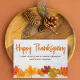 Happy Thanksgiving Fall Leaves Custom Business Holiday Card | Zazzle